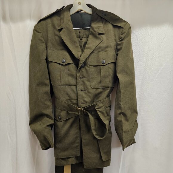 Jackets & Coats | Vintage U S Marine Dress Green Jacket Uniform Coat ...